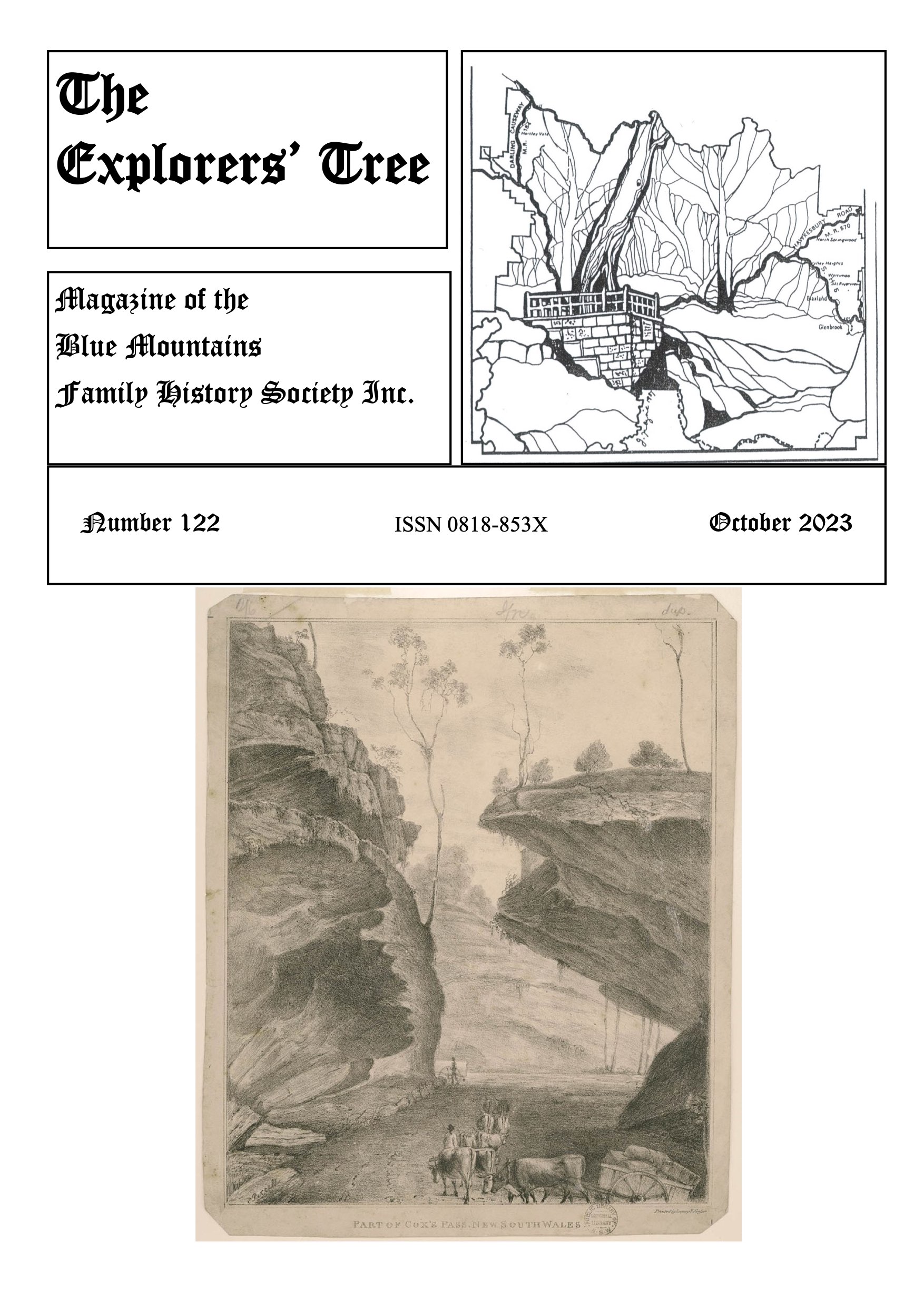 Explorers’ Tree – Blue Mountains Family History Society Inc
